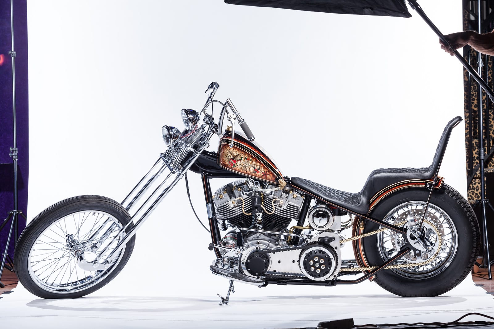 Sailor Jerry Custom Motorcycle from Counting Cars - Logan's Roadhouse